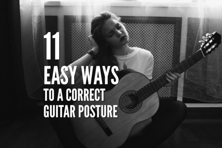 11 Easy Ways To A Correct Guitar Posture And Pain-Free Back\Shoulder ...