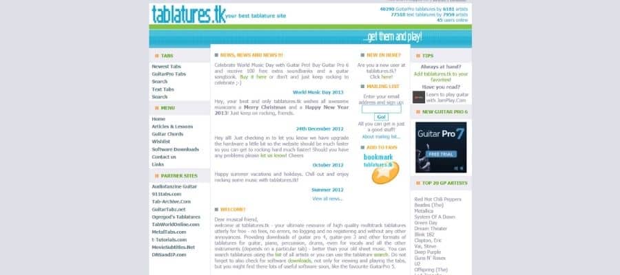 Top 30 Free & Accurate Websites For Guitar Tabs – Rock Guitar Universe