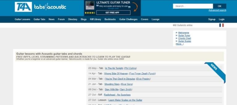 Top 30 Free & Accurate Websites For Guitar Tabs – Rock Guitar Universe