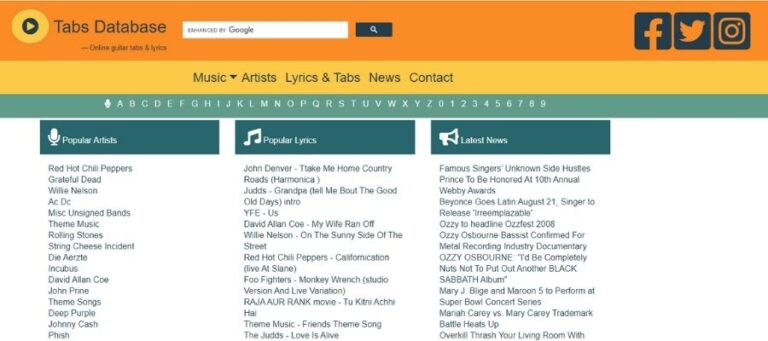 Top 30 Free & Accurate Websites For Guitar Tabs – Rock Guitar Universe