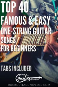 Top 40 Famous&Easy One String Guitar Songs For Beginners – Tabs ...