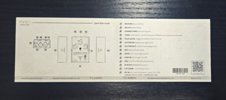 FLAMMA FV01 Vocal Pitch Correction Pedal Review – Is It Good? – Rock ...